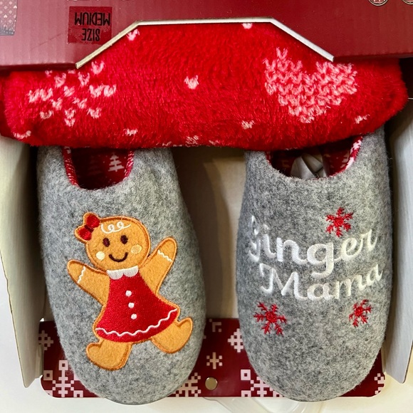 Other | Christmas Gingerbread Cookie Slippers Pajama Pants Size Medium ...